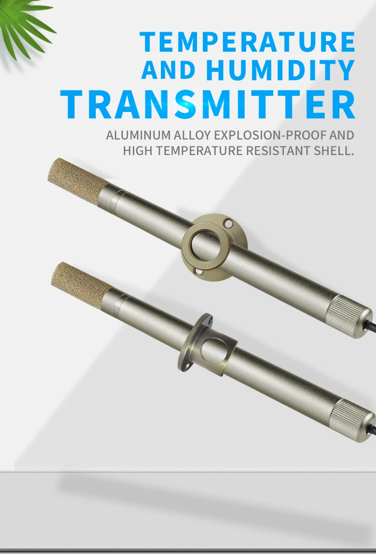 Temperature And Humidity Sensor Transmitter Rs485 Collector Air Duct ...
