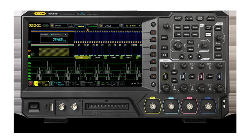 Rigol MSO5072 MSO5104 MSO5074 Digital Oscilloscopes - 4 Channels