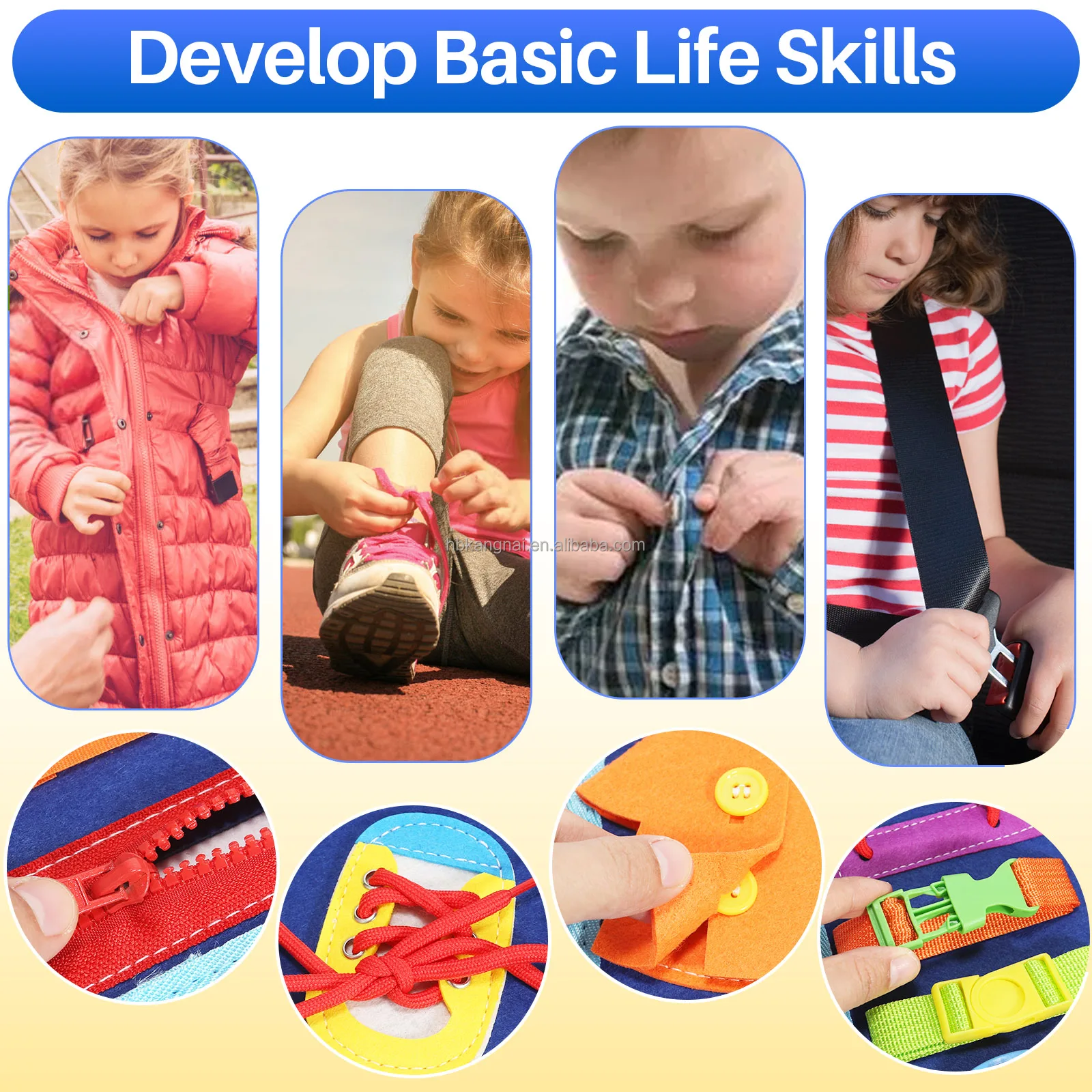 Customization Learning Preschool Educational Montessori Felt Quiet Book ...