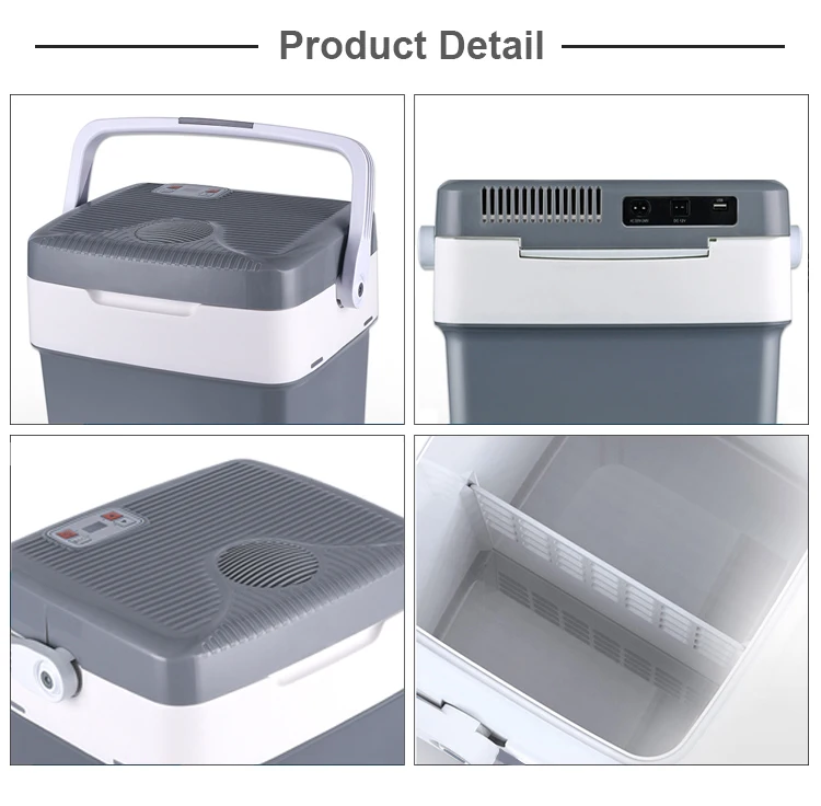 26L DC 12 Volt AC100V-240V Outdoor Camping Small Electric Car ...