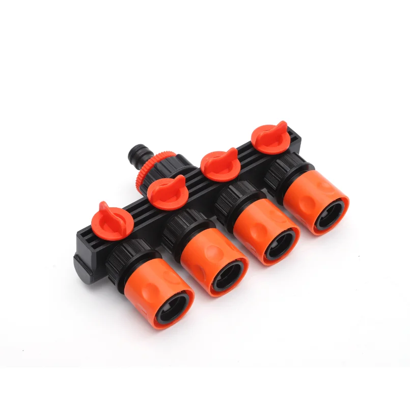 Plastic 4 Way Valve Irrigation Sprinkler Multi-function Controllable ...