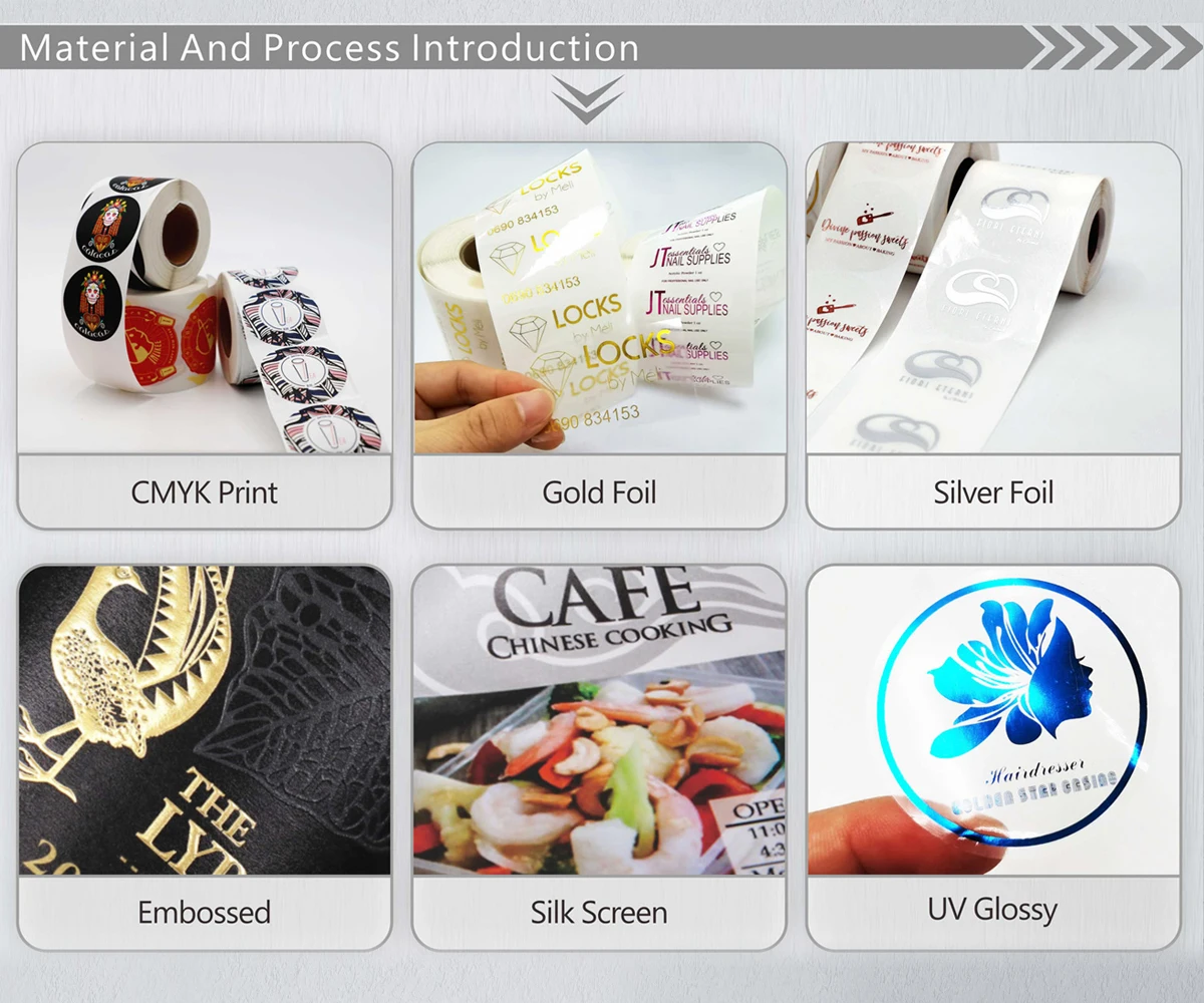 Custom Printing Cosmetic Product Sticker Design Waterproof Adhesive ...