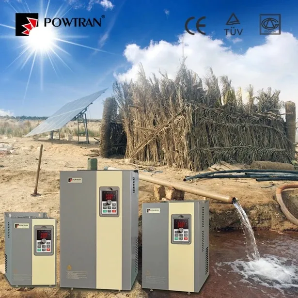 POWTRAN MPPT 3 Phase 7.5kw Hybrid Solar Inverter for Industrial Use