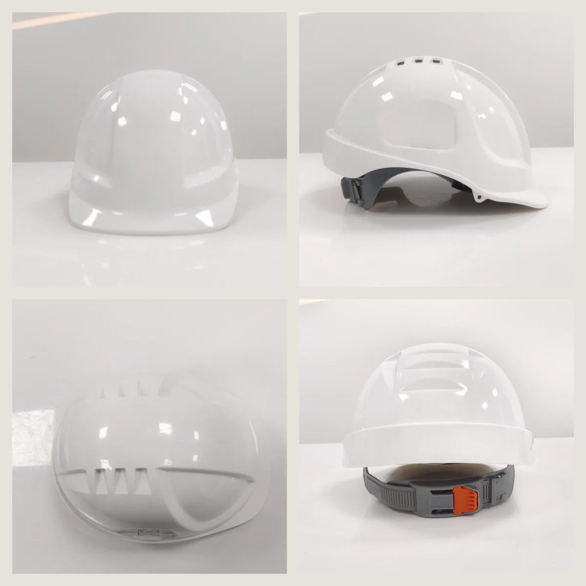 Red Sound Delta Plus Safety Helmet Type 1 Class E Construction Safety ...