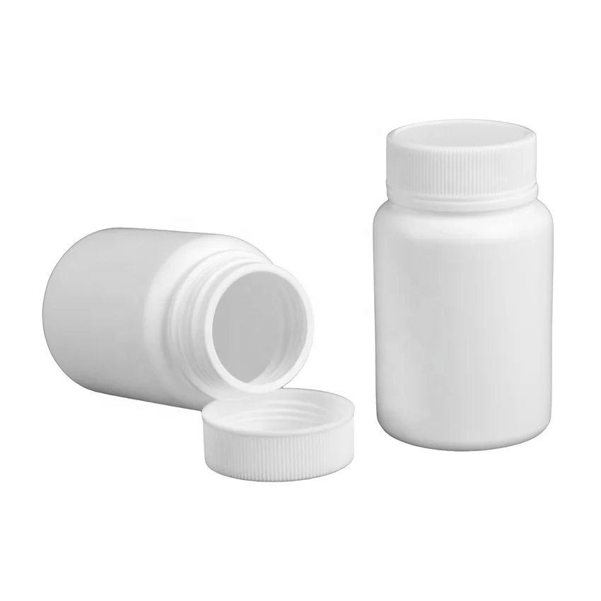 White Hdpe Plastic Pill Medicine Bottle Supplier,Bottom Round Pill Bottle With Screw Cap - Buy ...