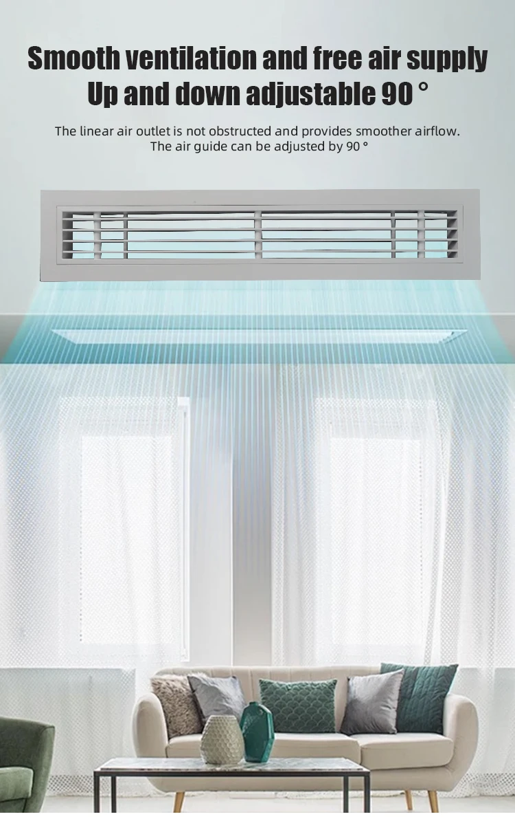 Linear Return Air Grille - Efficient HVAC Ventilation