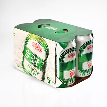 Beer Carrier Packaging Box 6 Canned Beverage Drink Holder Wholesale ...