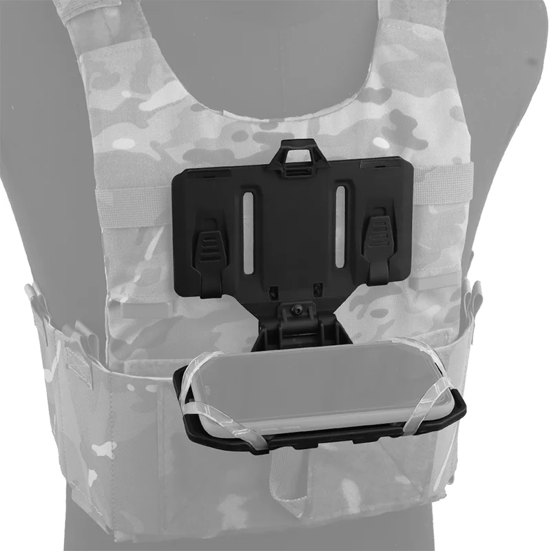 Sivi Tactical Molle Navigation Board Holder Vest Chest Mount Foldable ...
