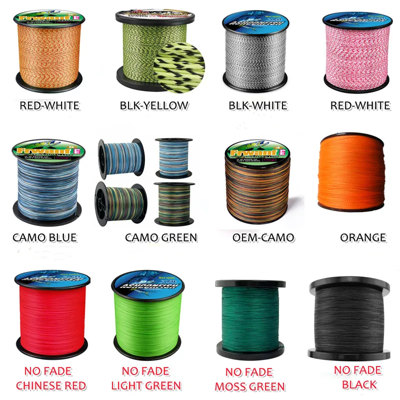 Ascon Fish Braided Fishing Line 8 Strands 1500m Multifilament Fishing ...