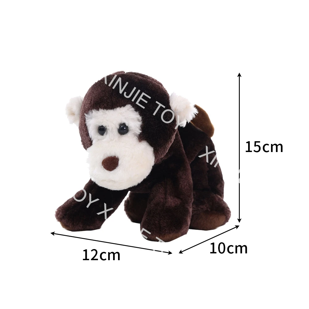 Flying Cartoon Plush Monkey Screaming Flying Slingshot Toy 15 CM ...
