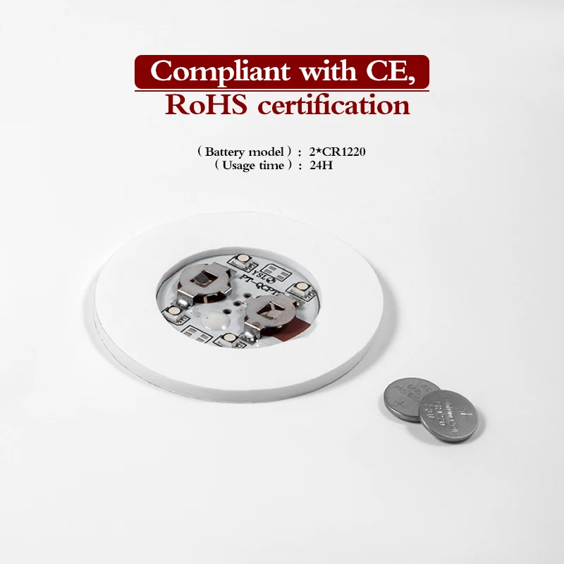 Modern RGB LED Coaster with Remote Control for Parties & Events - OEM