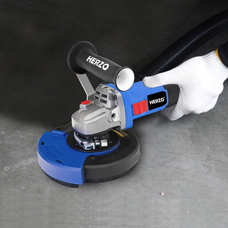 Herzo Portable Concrete Angle Grinder For Stone Polishing And Cutting ...