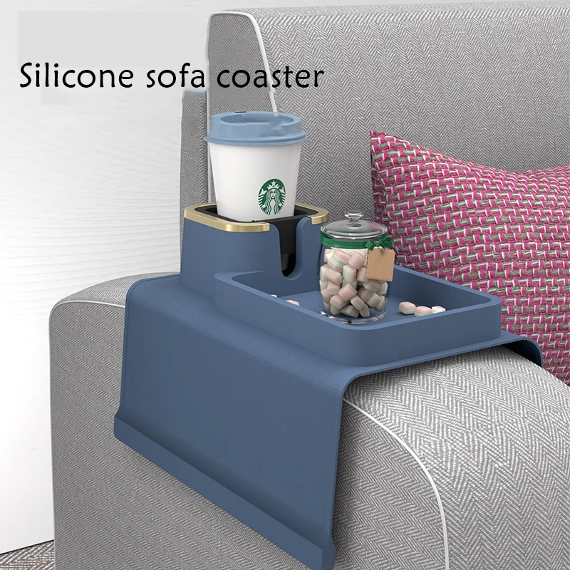 Sofa Armrest Cup Holder - Silicone Drinkware Solutions