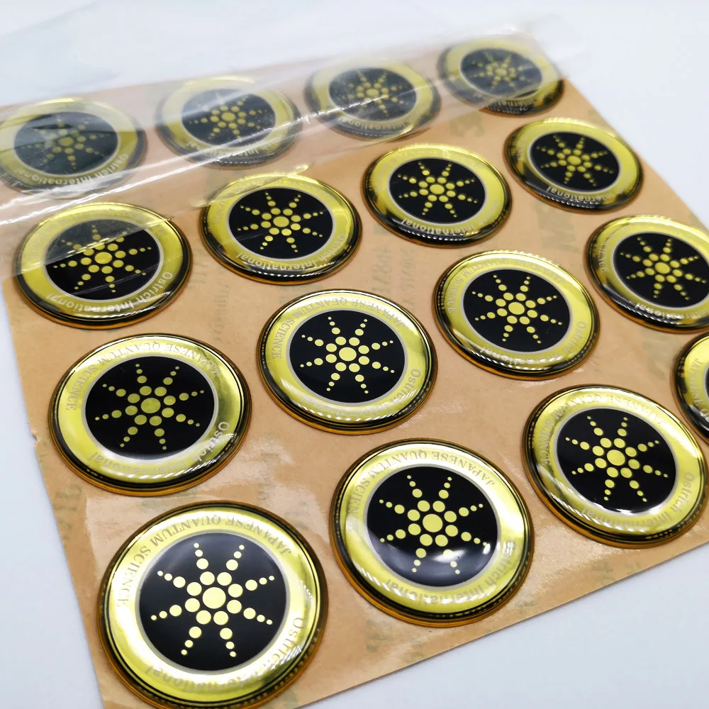 Custom 3D Crystal Metal Printing - Eco-Friendly Stickers