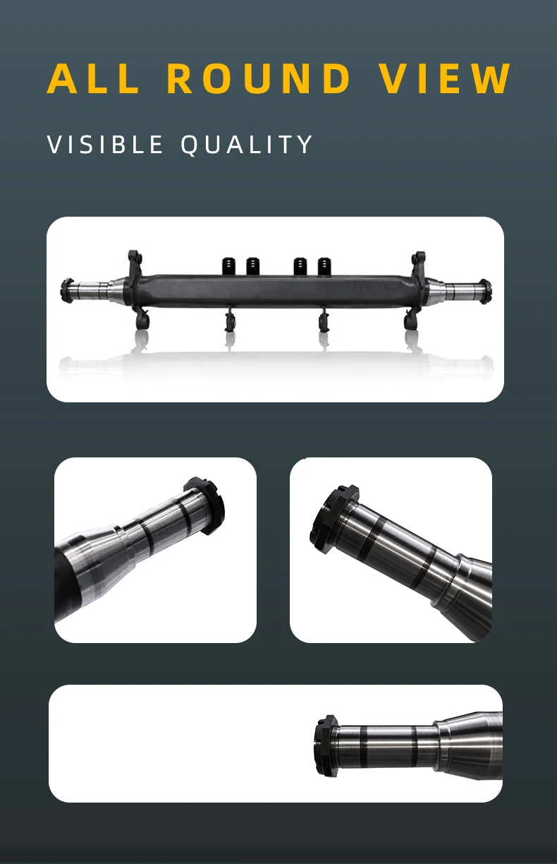 German Axle Truck Axle Heavy Trailer Adopts German Bpw Axle - Buy ...