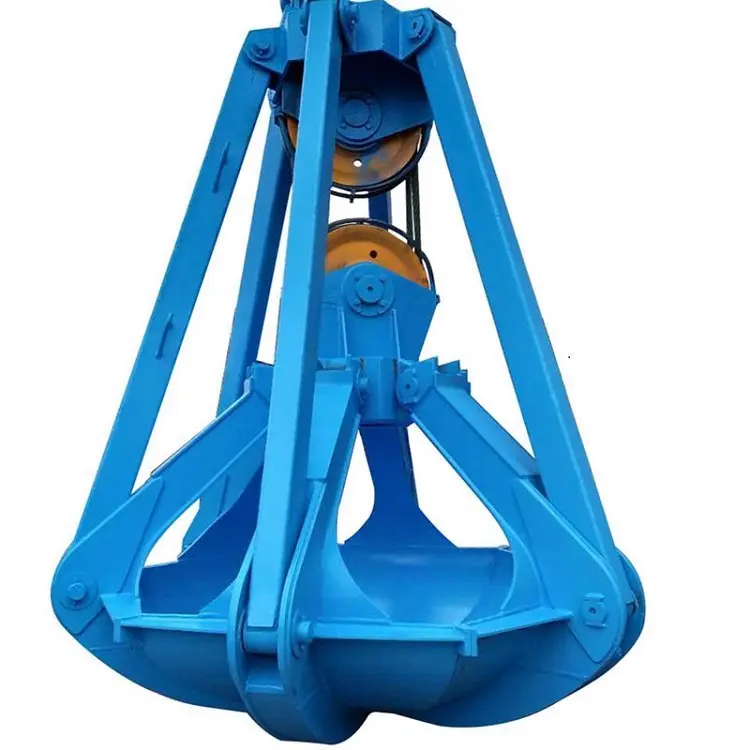 High Quality Electrical Grab with Excavator and Capstan Crane