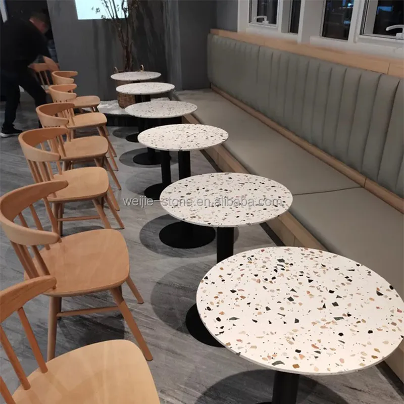 Modern Terrazzo Marble Furniture for Cafes & Restaurants
