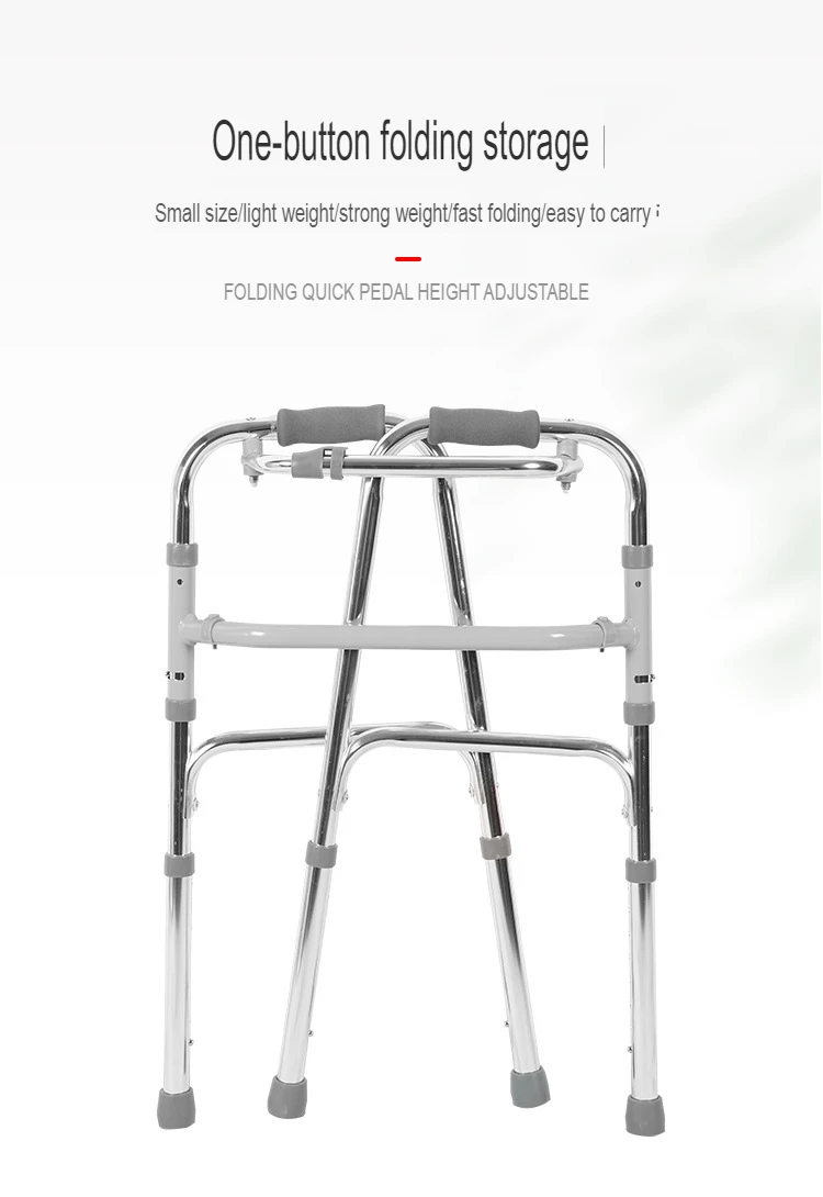 Light Height Adjustable Walker Adjust Two Function Manual Basic ...