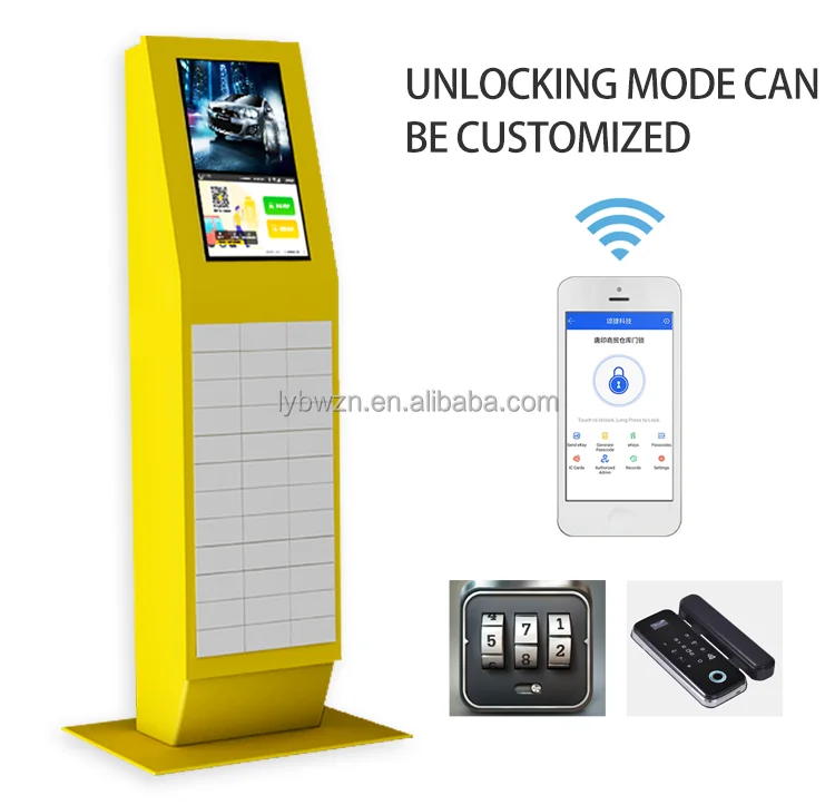 Customized RFID Intelligent Key Cabinet Fingerprint Password Wall ...