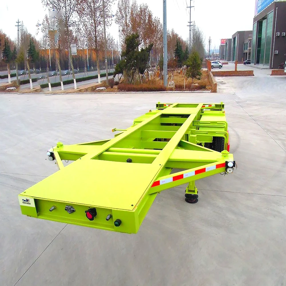 20ft 40ft Shipping Container Trailer Transport Trailer Remolque De ...