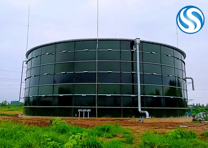Wastewater Treatment Plant - Sludge Storage Tank Glass Fused to Steel