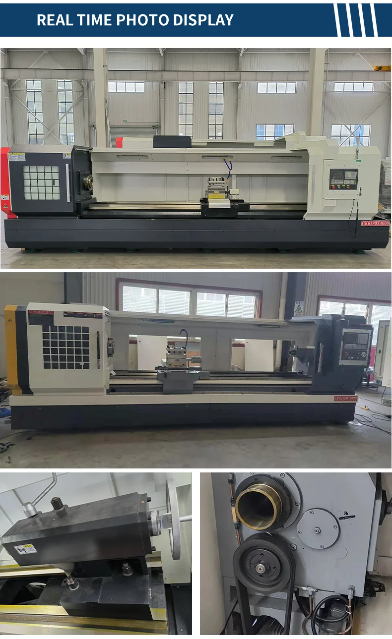 Precision High Quality Large Metal Horizontal Cnc Lathe Ck6180 Ck61125 Cnc Flat Bed Lathe - Buy ...