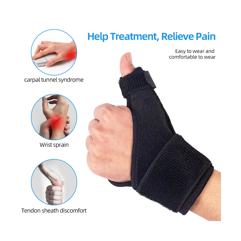 Medical Sprain Arthritis Thumb Splint Support Joint Immobilization ...