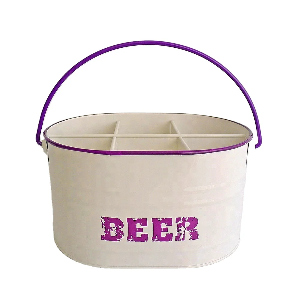 Retro Metal Stainless Steel Ice Bucket Champagne Beverage Tubs Beer Ice ...