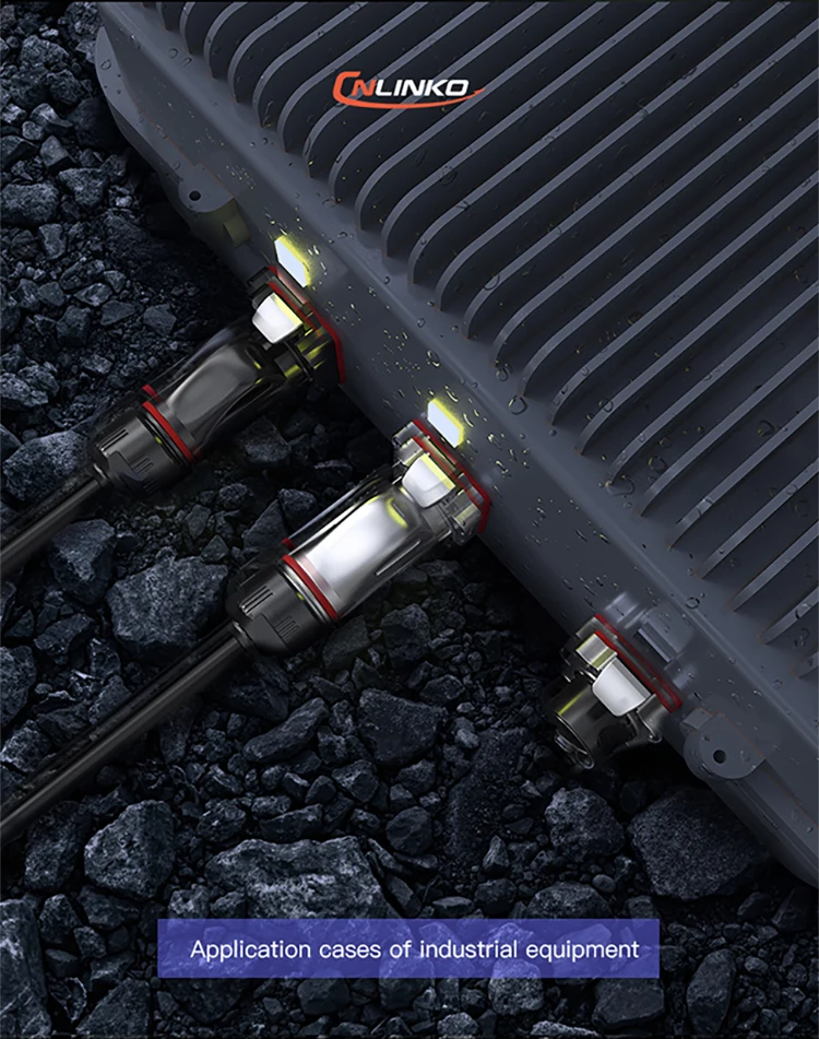 CNLINKO IP68 RJ45 Ethernet LAN Connector - Waterproof & Reliable