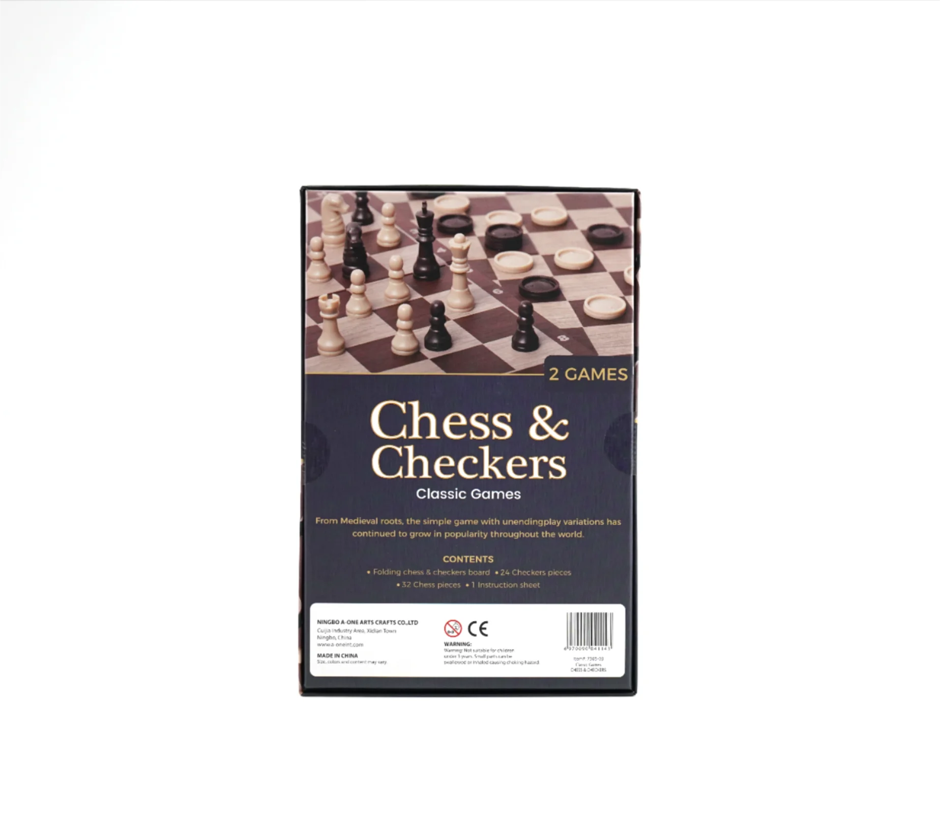 Chess & Checkers(2 in 1) Game Product Manufacturer Offers OEM Wholesale ...