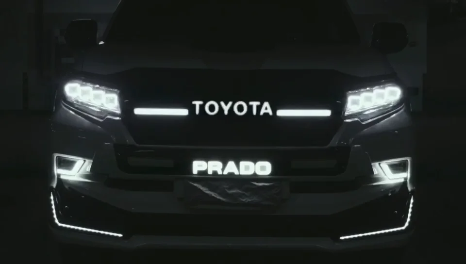 New Front Grille For Toyota Land Prado 2018-2021 Upgrade To Gr Style ...