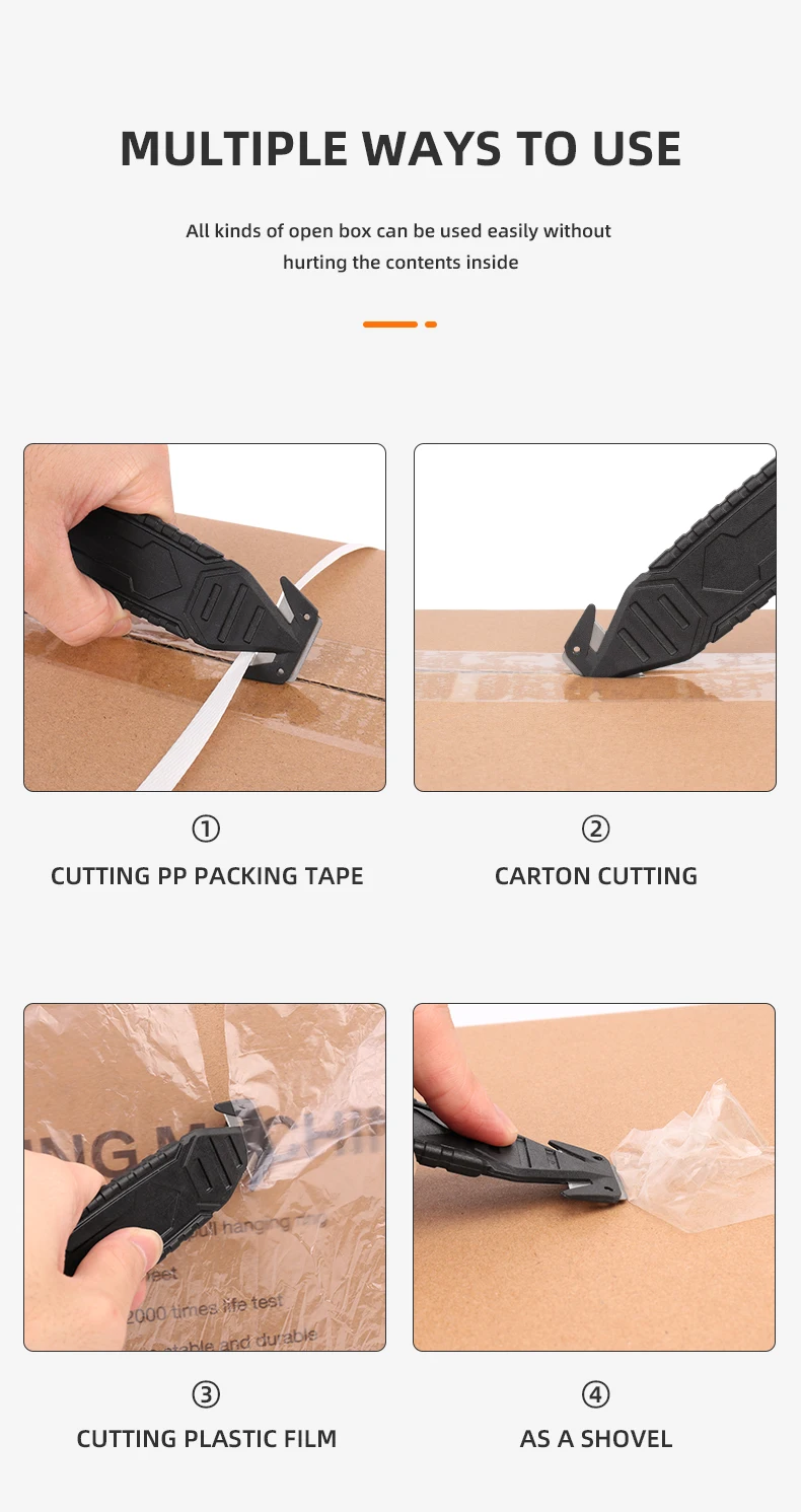 Safe & Efficient Box Opener with Hidden Blade - ZEQUAN