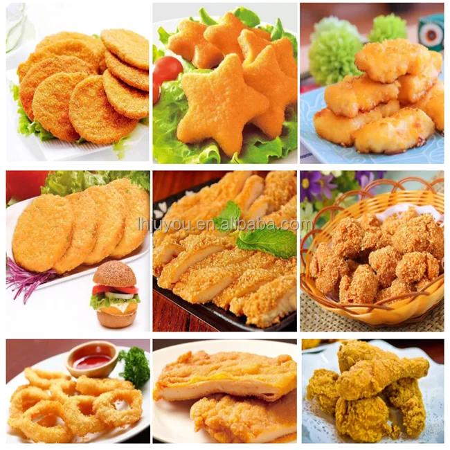 Automatic Chicken Nuggets Hamburger Patty Making Fish Finger Production ...