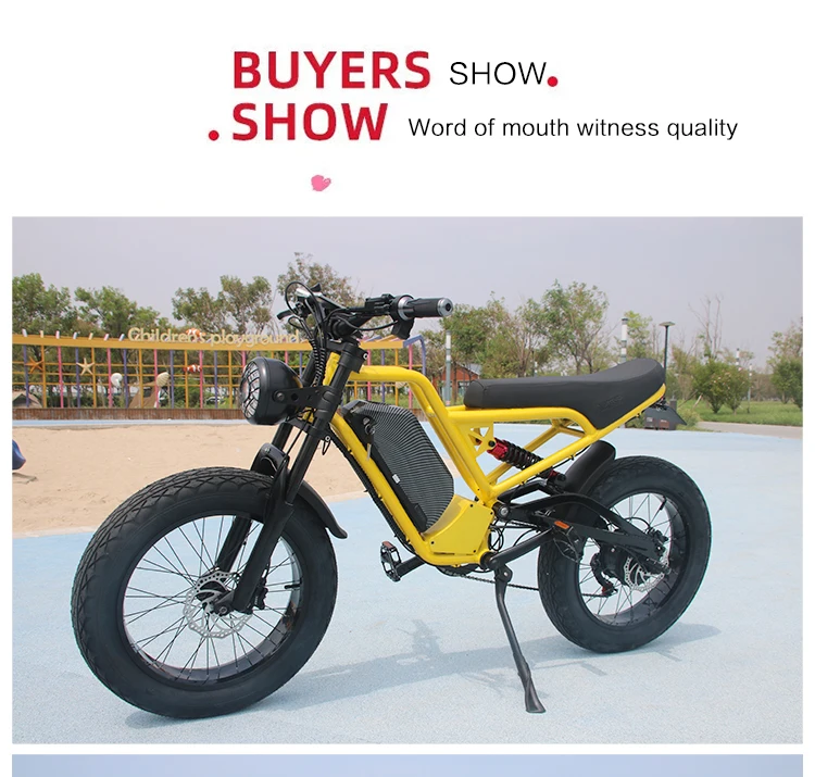 AKEZ 1500W Adult Stealth Bomber E-Bike - 48V Lithium Battery