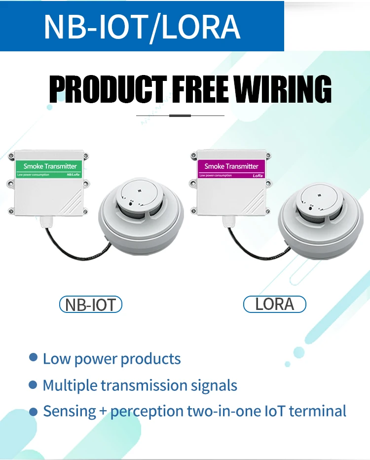 Rs485/ Gprs / Lora Wireless Iot Smoke Detector Fire Alarm Sensor - Buy ...