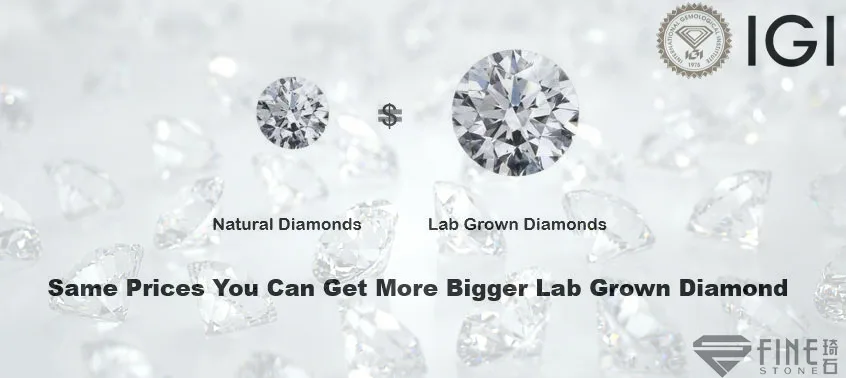 Size 1.0mm -2 0.005ct Polished Lab Grown Diamond Round Brilliant Shape ...