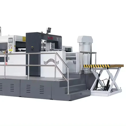 Flatbed Die Cut Machine Corrugated Cardboard Foil Stamping Paper Cut ...