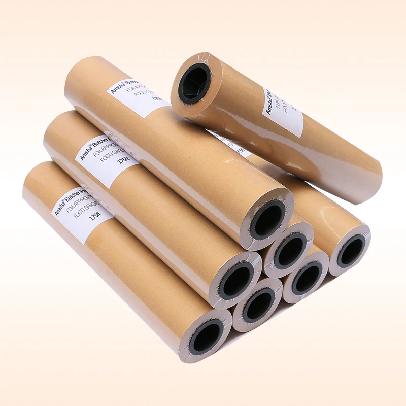 Brown Kraft Butcher Paper Roll - Natural Food Grade Brown Wrapping ...