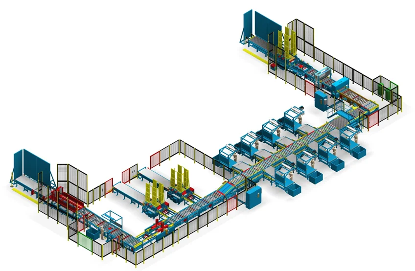 SF5000 Pallet Sorting Line - Efficient & Quality Solutions