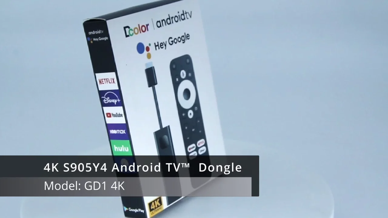 4k Google Tv Box Amlogic S905y4 Quad Core A35 Prime Video Certified 2gb ...