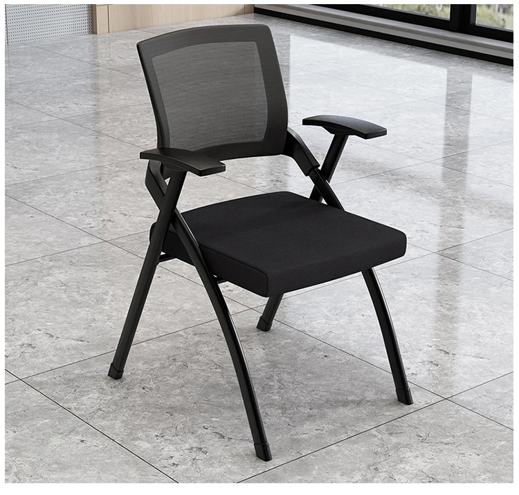 Ergonomic Mesh Office Chairs with Metal Frame & Writing Table