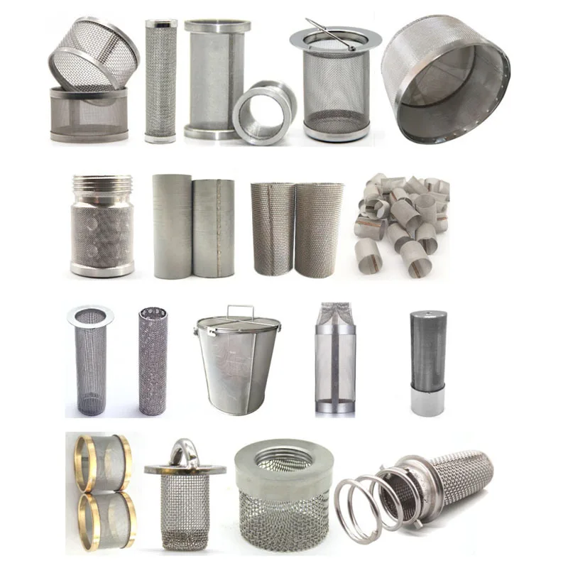 304 Stainless Steel Perforated Filter Barrel Metal Micro Filter Barrel ...