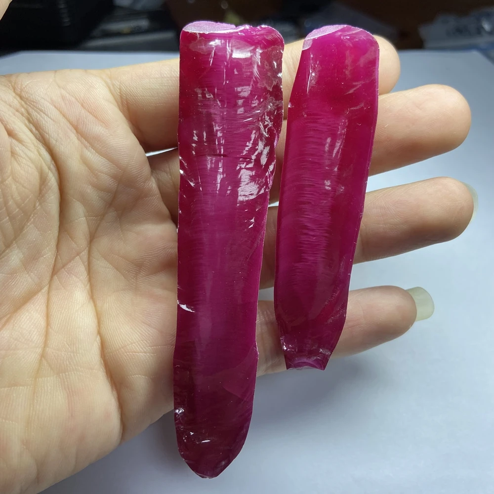 Hq Gems Synthetic Uncut Ruby Corundum Rough Ruby - Buy Rough Ruby ...