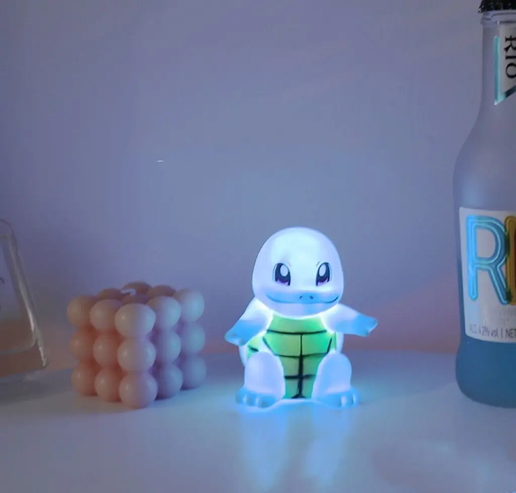 Creative Cute Jenny Tortoise Spit Fire Dragon Cute Little Led Pok Emon ...