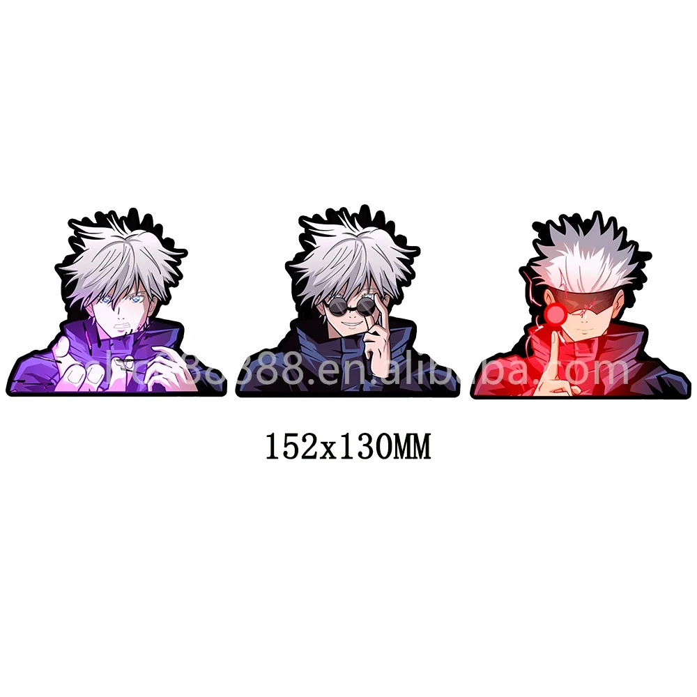 Wholesale Jujutsu Kaisen 3d Anime Lenticular Motion Stickers Waterproof ...