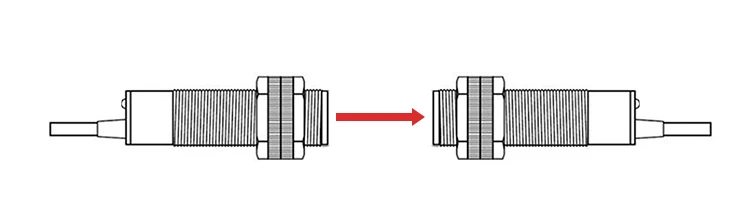 E3f Series Cylindrical Shape Ip67 Npn Pnp No Nc Metal M18 Diffuse ...