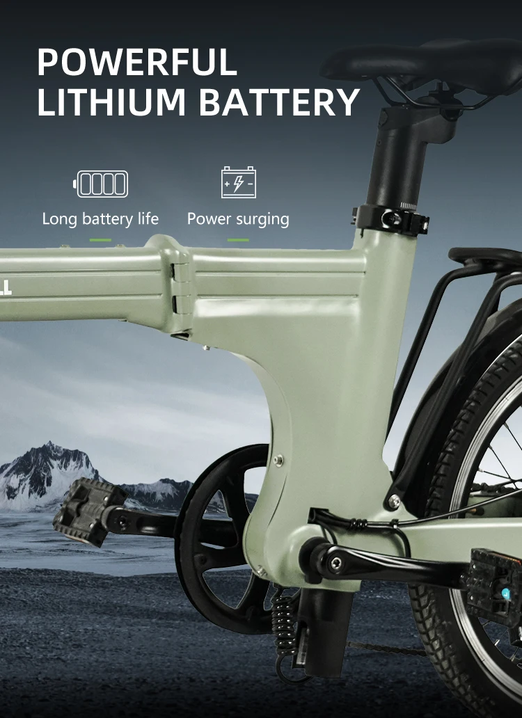 Professional Factory 20-inch Fat Tire Folding Electric Bike 36v 250w Aluminum Alloy Frame ...