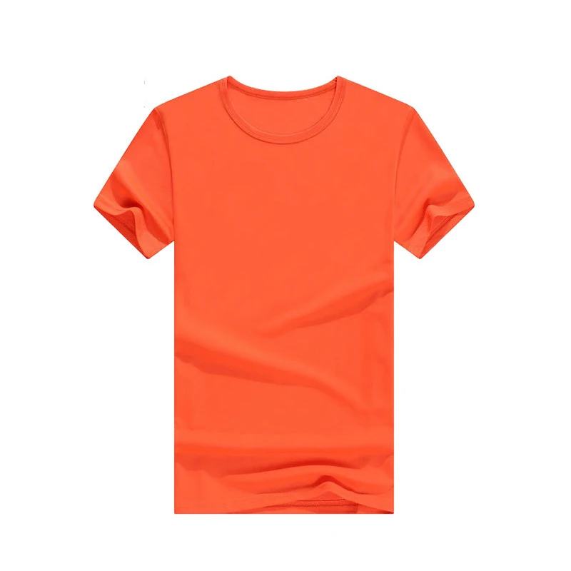 Wholesale Solid Color OEM Logo Custom Polyester T-shirts