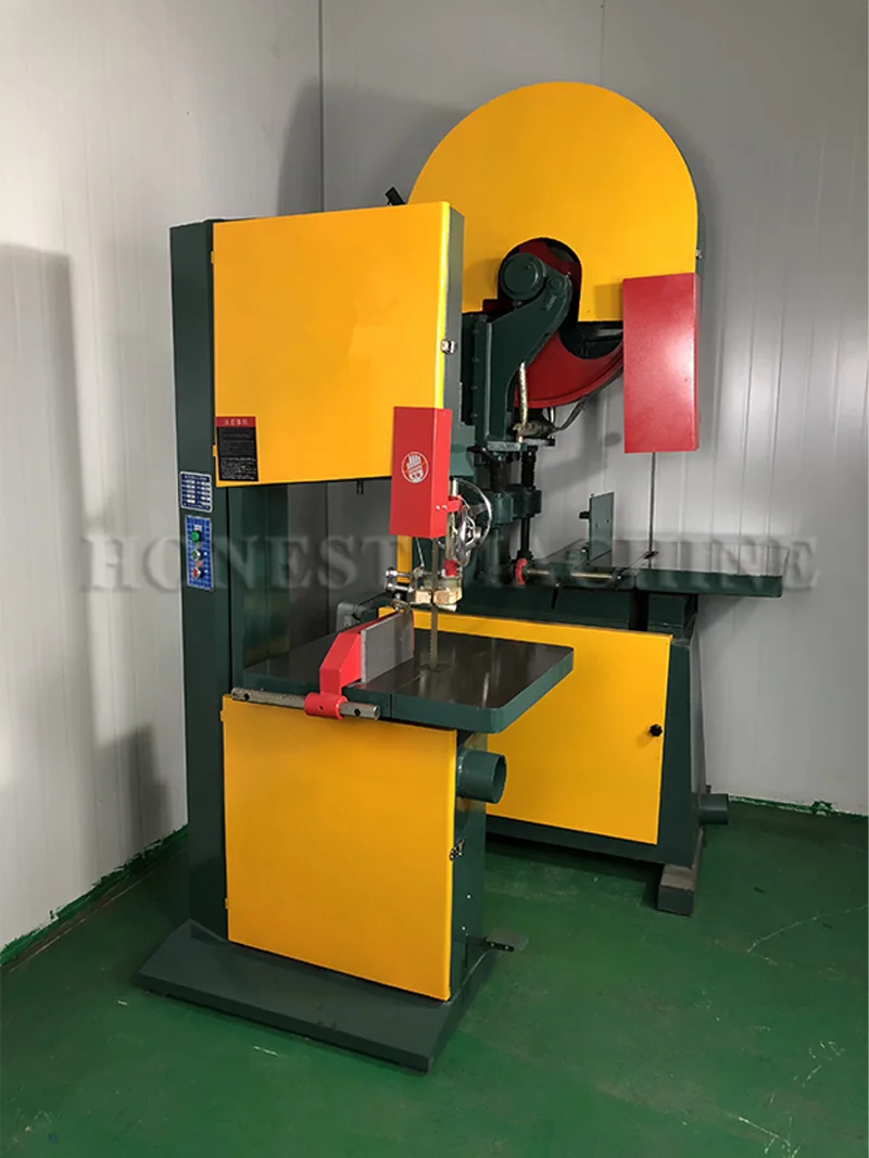 Time Saving Vertical Band Saw Machine Wood Cutting / Band Saw Machine ...