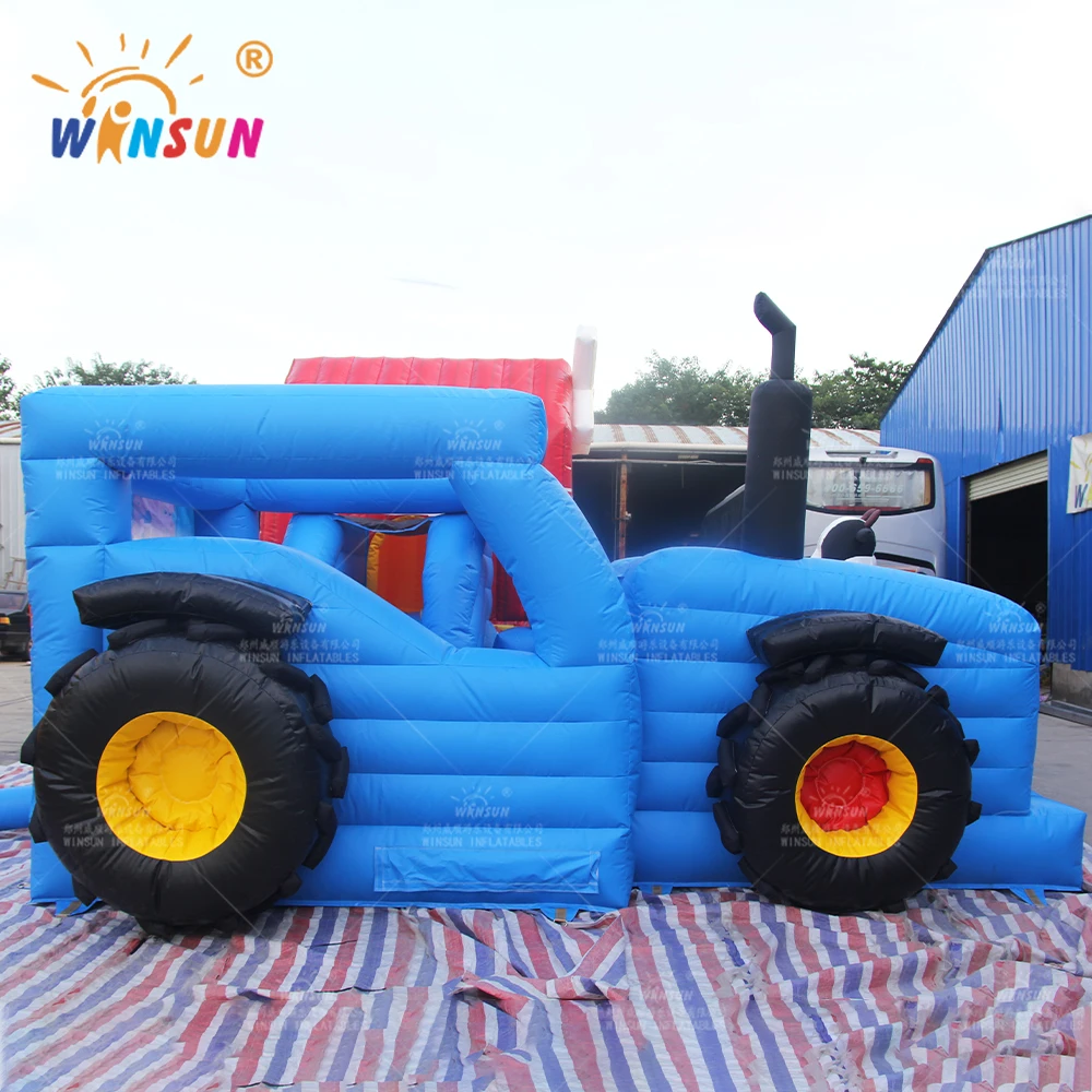 Giant Truck Farm Windmill Theme Park Inflatable Bounce House With ...